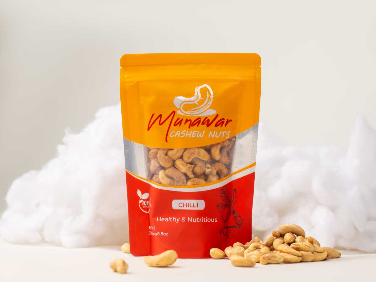 Spicy Chili cashews nuts - Munawar - 250g